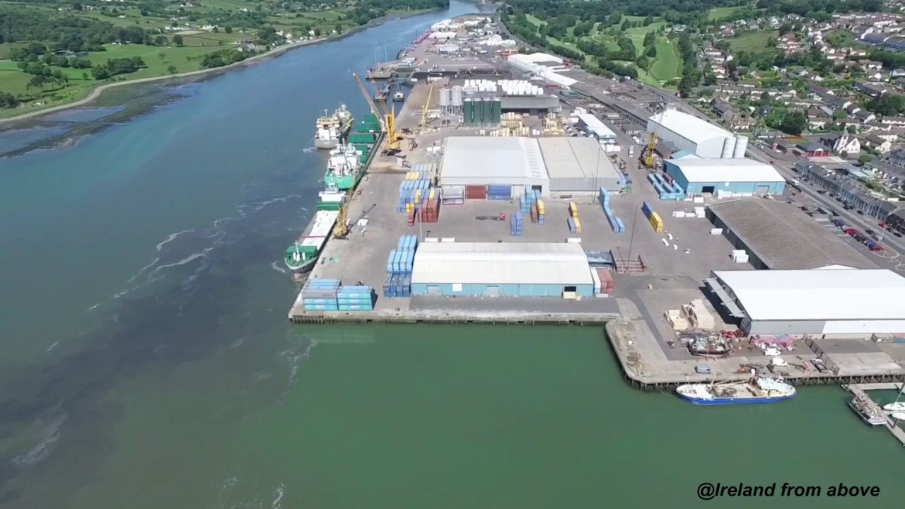 Warrenpoint harbour from the sky!! - YouTube