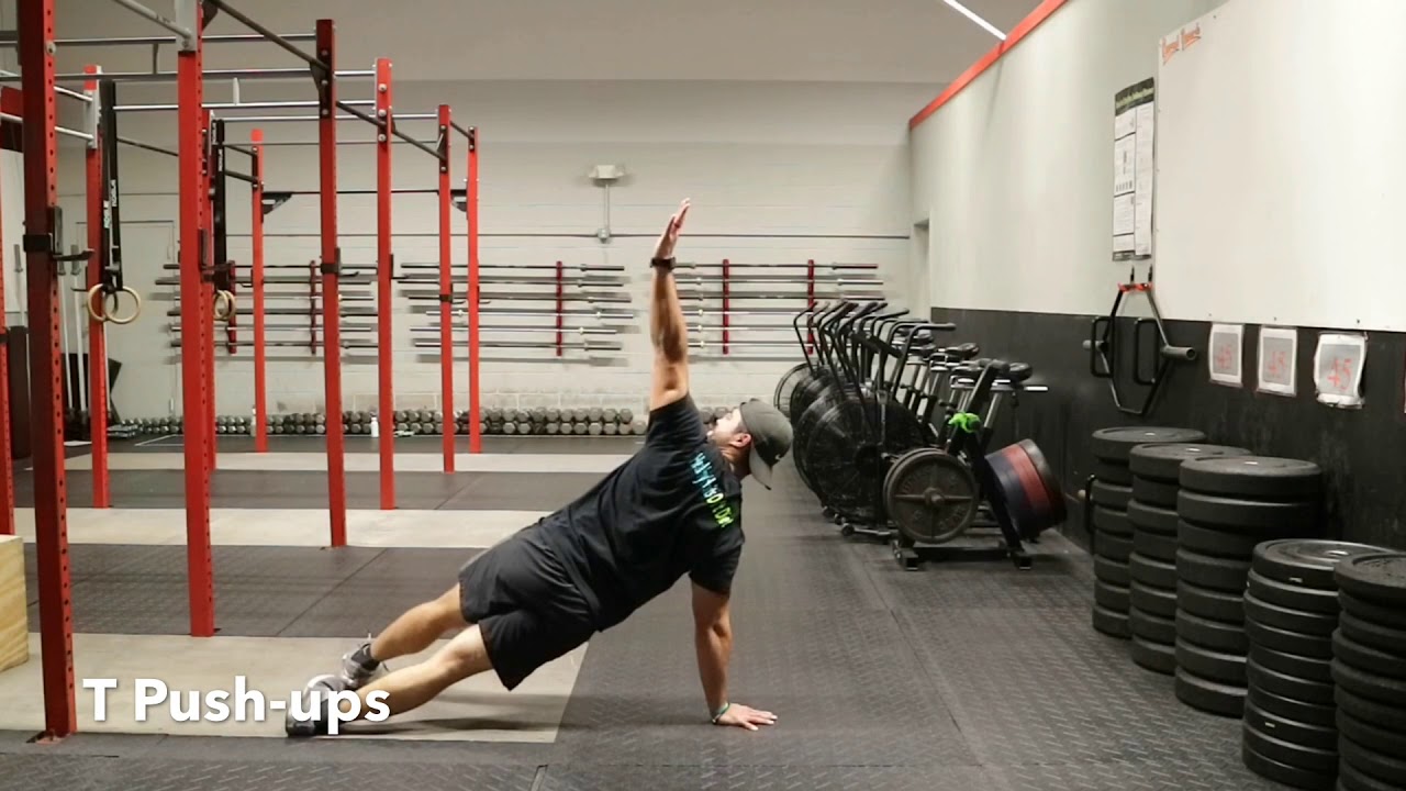 T Push-ups - YouTube