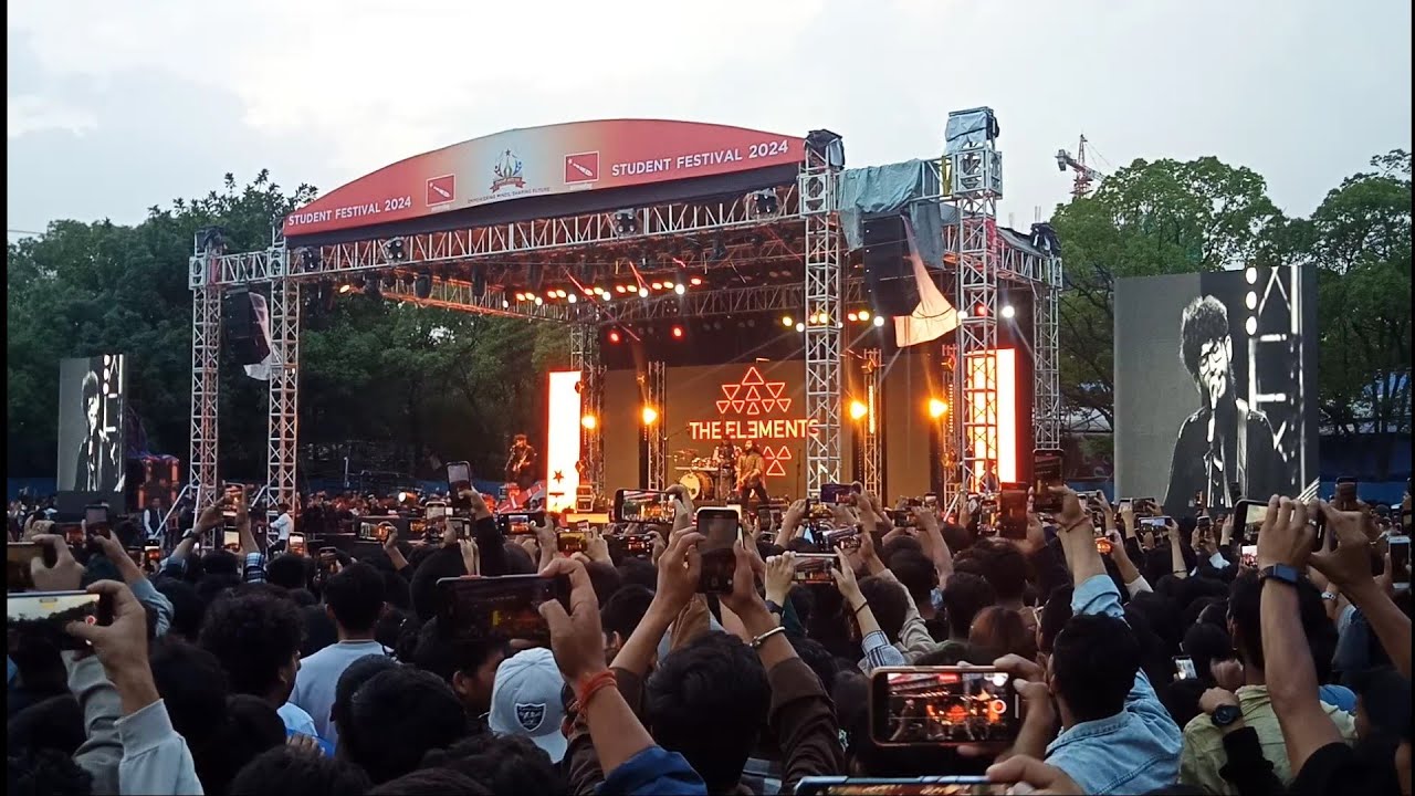 The Elements Band | Tesaile Hidey Ma | Student Festival 2024 - YouTube