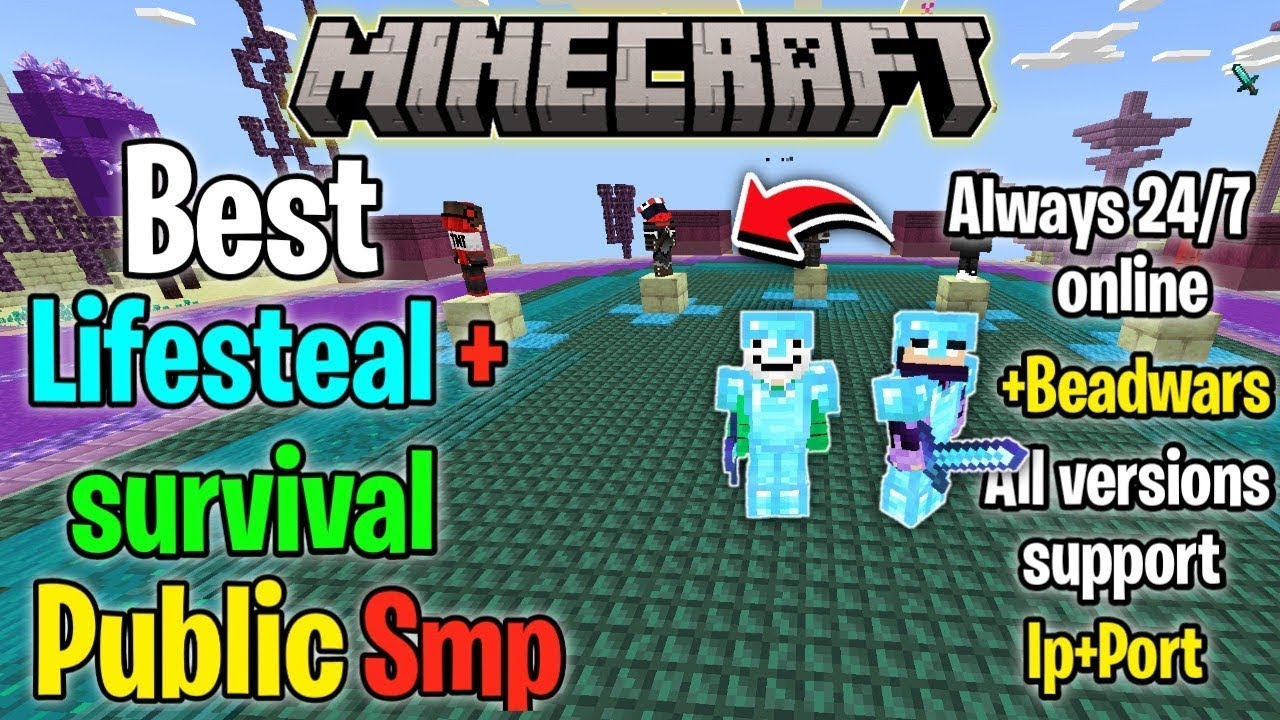 🔴PUBLIC💕 ParkourSmp 😈 Join Now | Minecraft Public Smp | | JAVA + BE Lifesteal⛏️ #season2 - YouTube