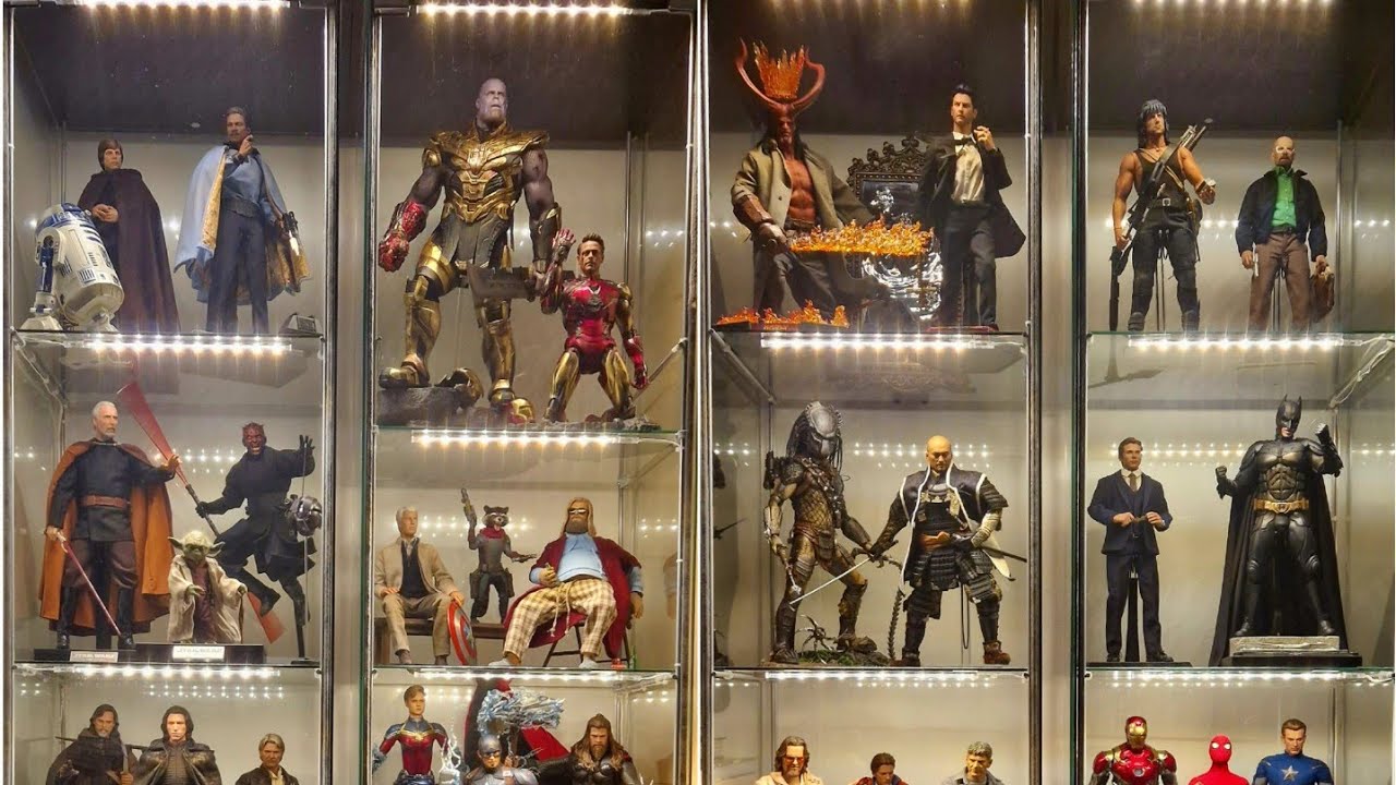 Insane Action Figure Collection Room Tour 2023 Part 4 (Hot Toys Marvel ...