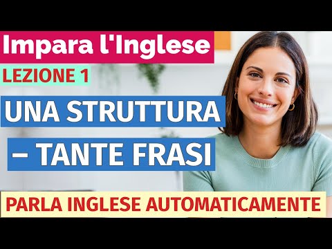 Parla inglese automaticamente – Una struttura, tante frasi | Ascolta e ripeti