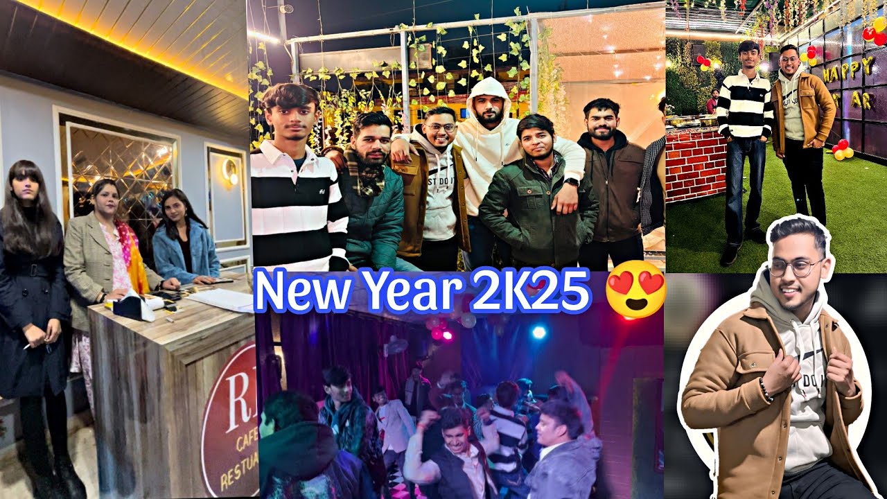 New Year Party Vlog 🔥 Best Cafe And Club In Gwalior 😍 | Rk Cafe ...