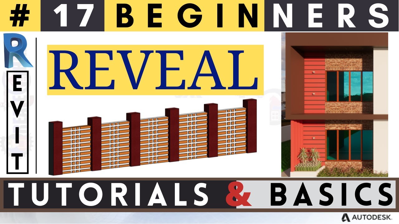 #17 Beginners / REVEAL / WALL REVEAL / WALL CUTTING / Revit Tutorials ...