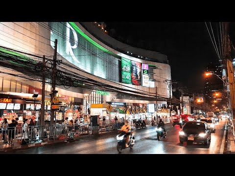 [4K] Walk around Saphan Taksin BTS Station • Charoen Krung Rd in Bangkok