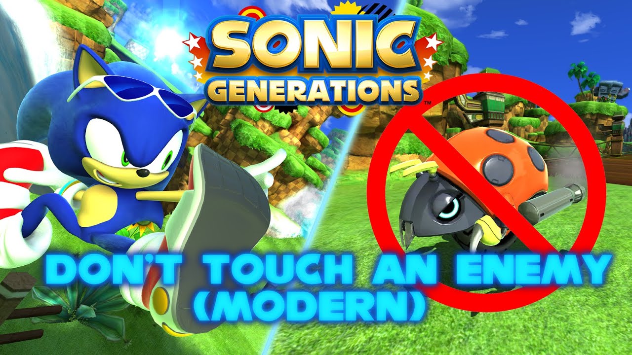 Sonic Generations - All Modern Stages Without Touching an Enemy (No ...