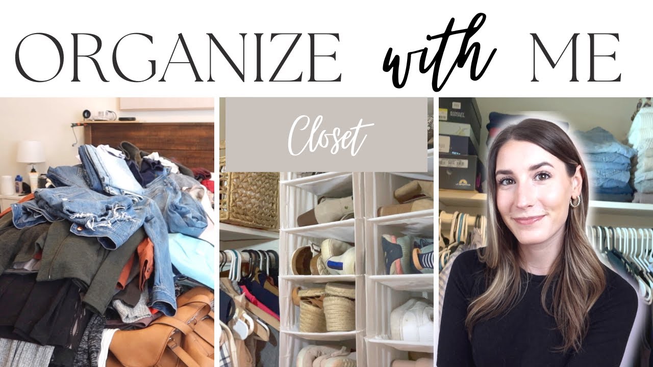 CLOSET ORGANIZATION | Clean and Organize My Closet with Me! - YouTube