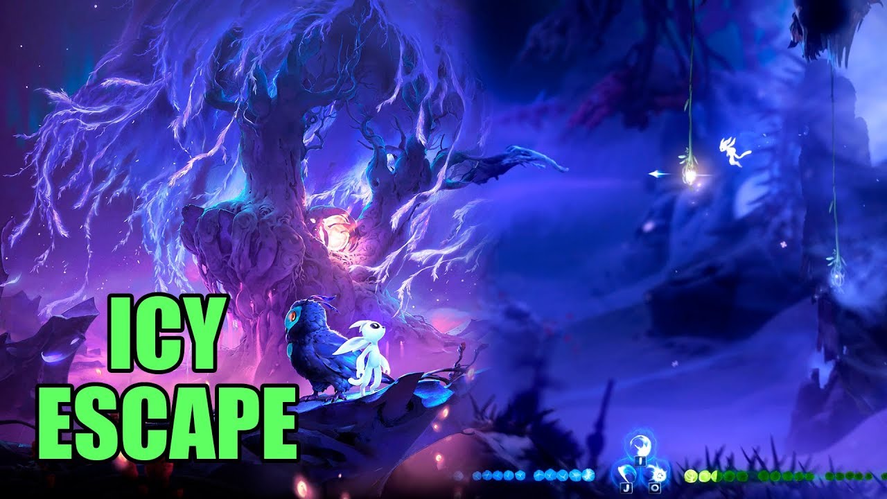 Ori and the Will of the Wisps - Icy Escape - Побег Из Оков Льда - YouTube