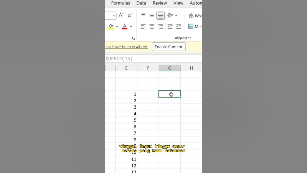 3 Cara Mudah Numbering di Excel #shorts #excel #exceltutorial #exceltips #exceltricks - YouTube