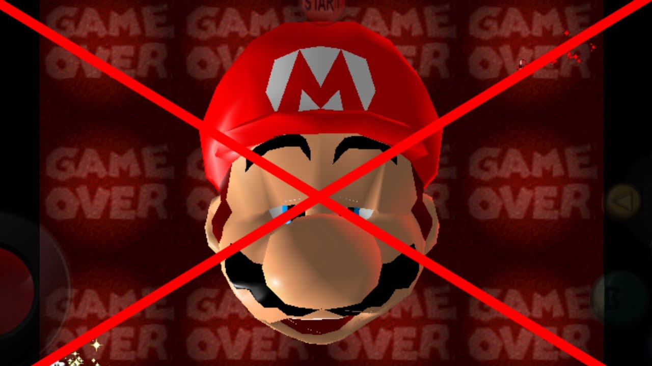 Super Mario 64 Game Over - YouTube