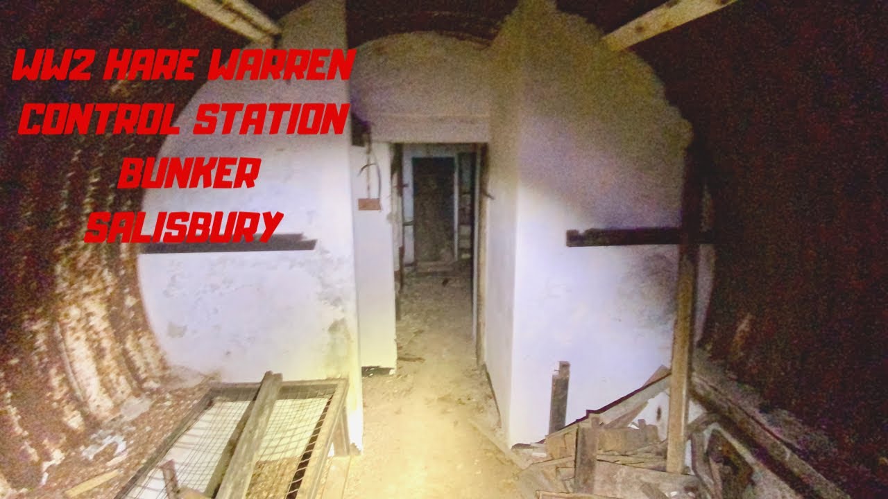 WW2 Hare Warren Control Station Bunker Salisbury - YouTube