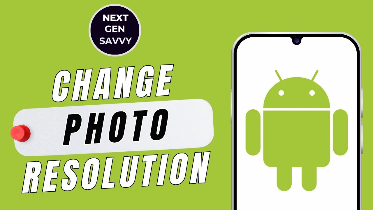 HOW TO CHANGE PHOTO RESOLUTION ON ANDROID - YouTube