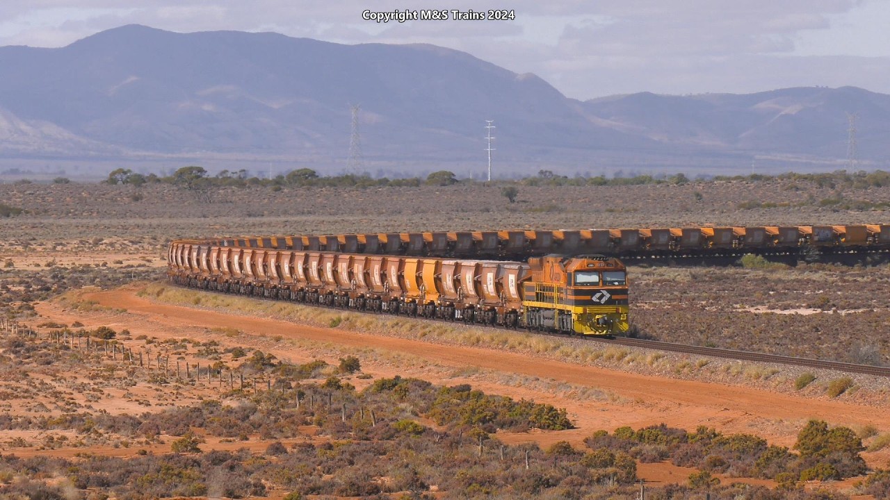 AUSTRALIA'S OUTBACK IRON ORE TRAINS - Aurizon Distributed Power Ore ...