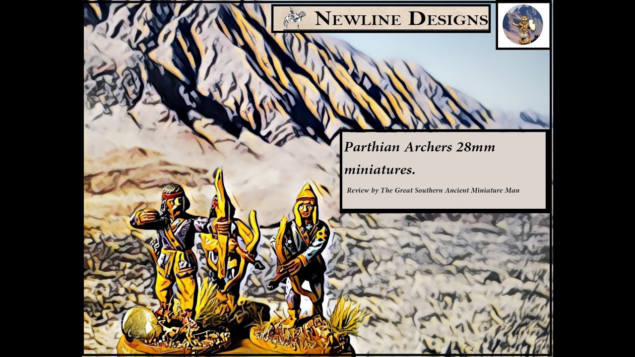 Parthian Archers 28mm ancient miniatures by Newline Designs - YouTube