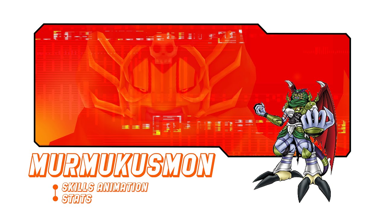 DMO Murmukusmon/Tsukaimon REBALANCED - General Stats - Skills Animation ...