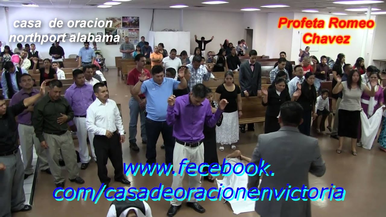 aministracion en casa de oracion con el profeta Romeo Chavez - YouTube