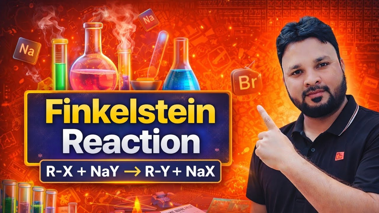 Finkelstein Reaction Explained | SN2 Conversion Trick | Must for NEET ...