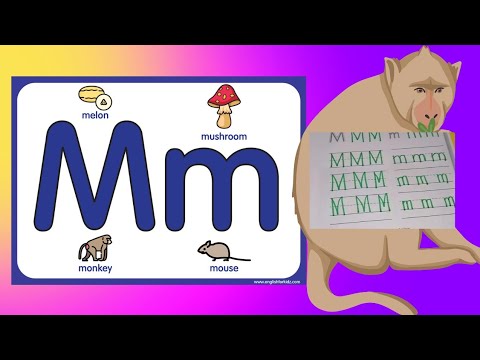 Learn to Trace Uppercase & Lowercase Letter M for kids | Learn to Write ...