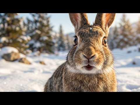Canlı yayın kameralarımıza poz veren yaban tavşanı 😁 🐇♥️🧿