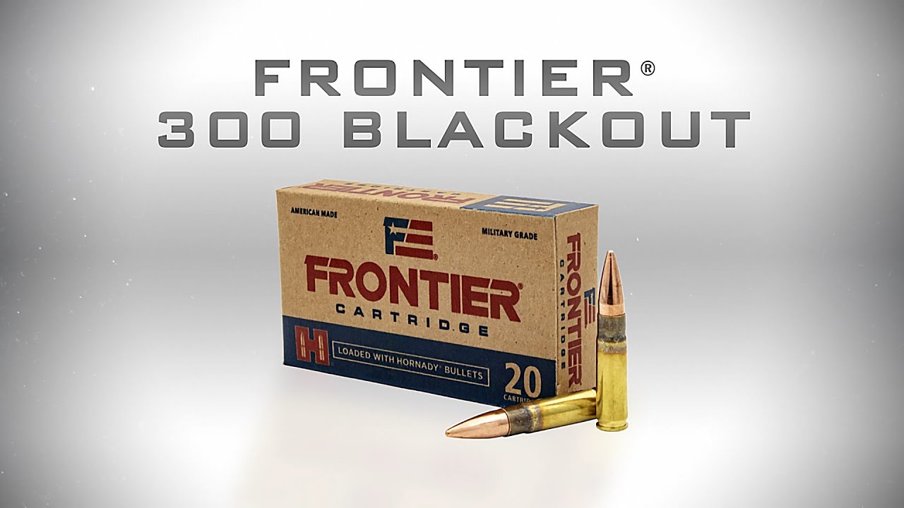 Frontier® Cartridge 300 Blackout 125gr FMJ - YouTube