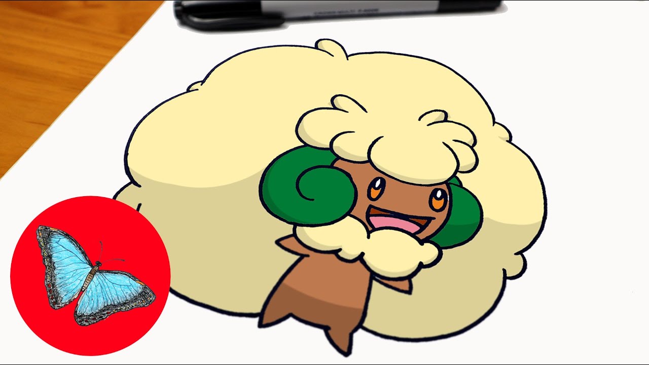 How To Draw Pokemon - Whimsicott Easy Step by Step - YouTube