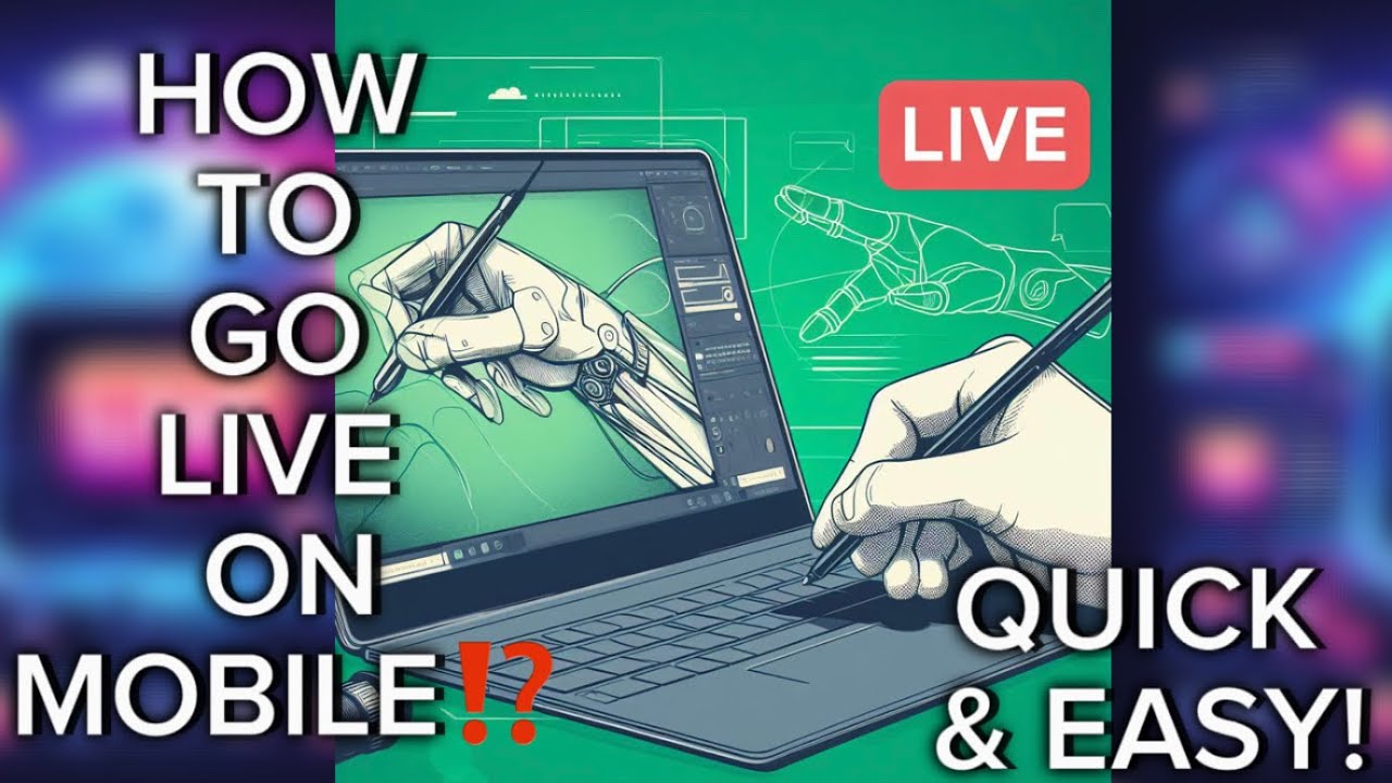 HOW TO GO LIVE ON MOBILE (SHARING YOUR SCREEN⁉️) QUICK AND EASY! 😱 ...