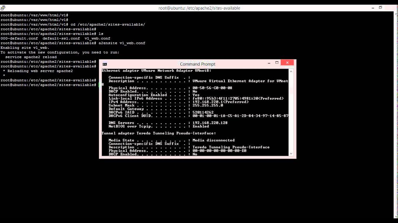 Virtual Host Configuration on Ubuntu 14.04 Server - YouTube