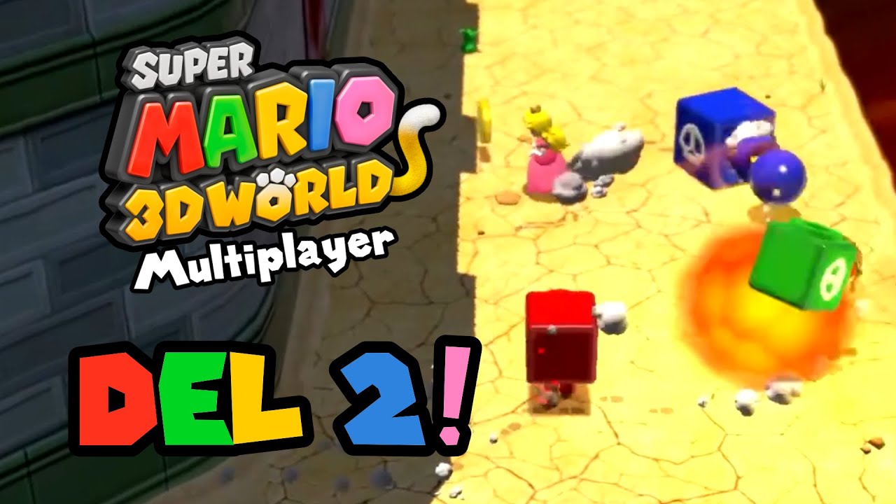 Super Mario 3D World: Multiplayer - del 2 (svenska) - YouTube