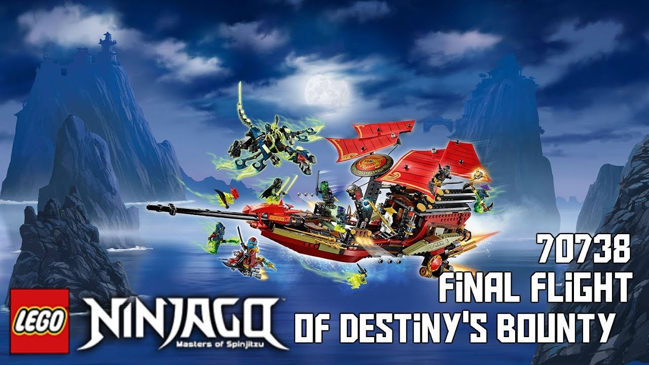Lego Ninjago Possession 70738 Final Flight of Destiny's Bounty Set ...