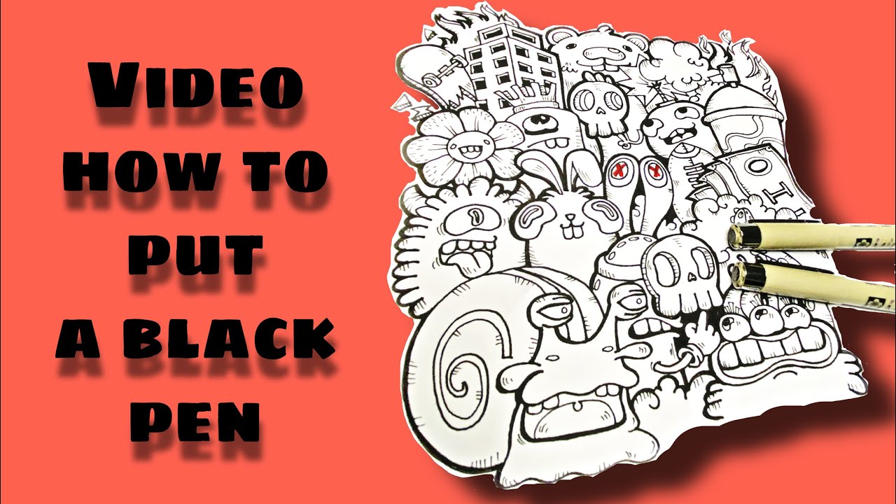 How to doodle speed drawing - YouTube