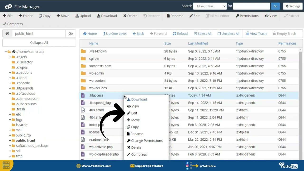 How To Block All Visitor Except Yourself Via Htaccess File Yottasrc Youtube