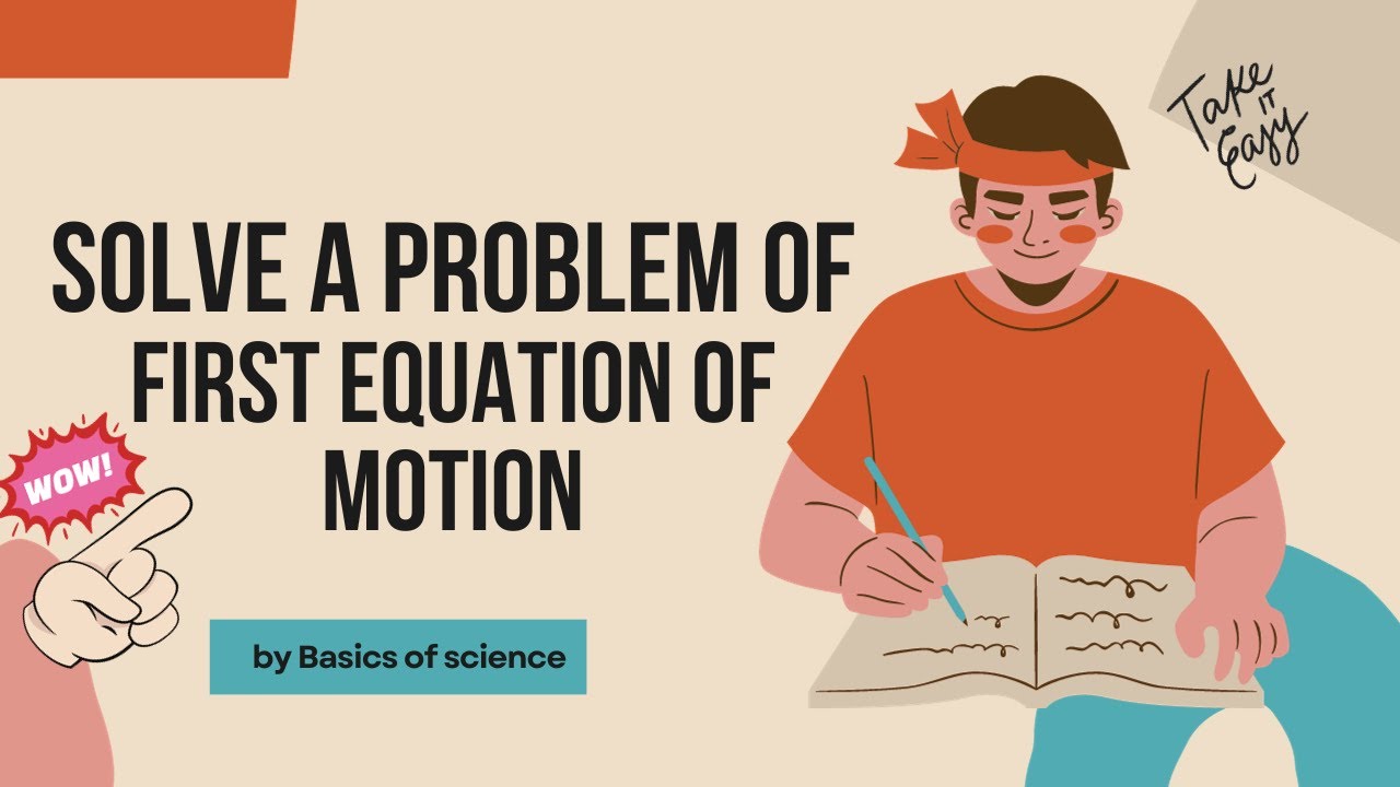 problem of first equation of motion | solve questions of first equation ...