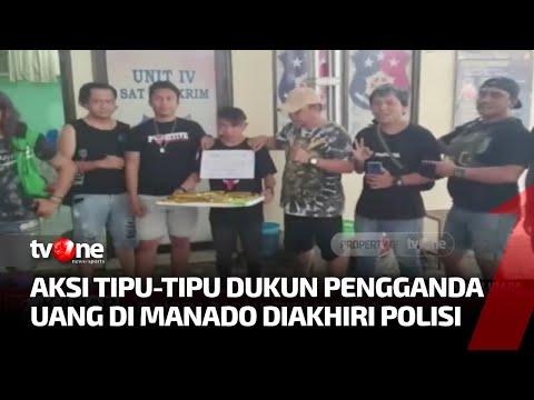 Uang Rp60 Juta Raib, Aksi Tipu tipu Dukun Pengganda Uang di Manado Diakhiri Polisi | Kabar Hari Ini