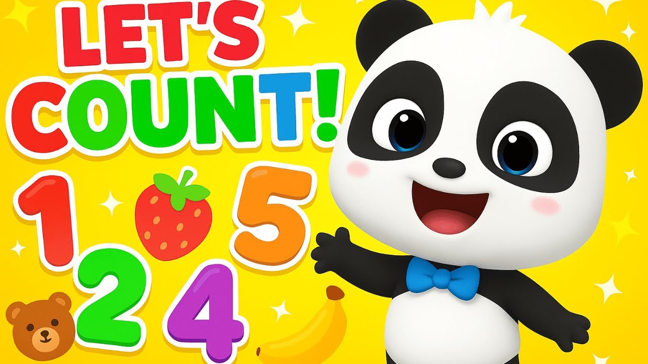 “Learn Numbers with BabyGirl Panda 🐼 | Fun Counting Game for Kids ...