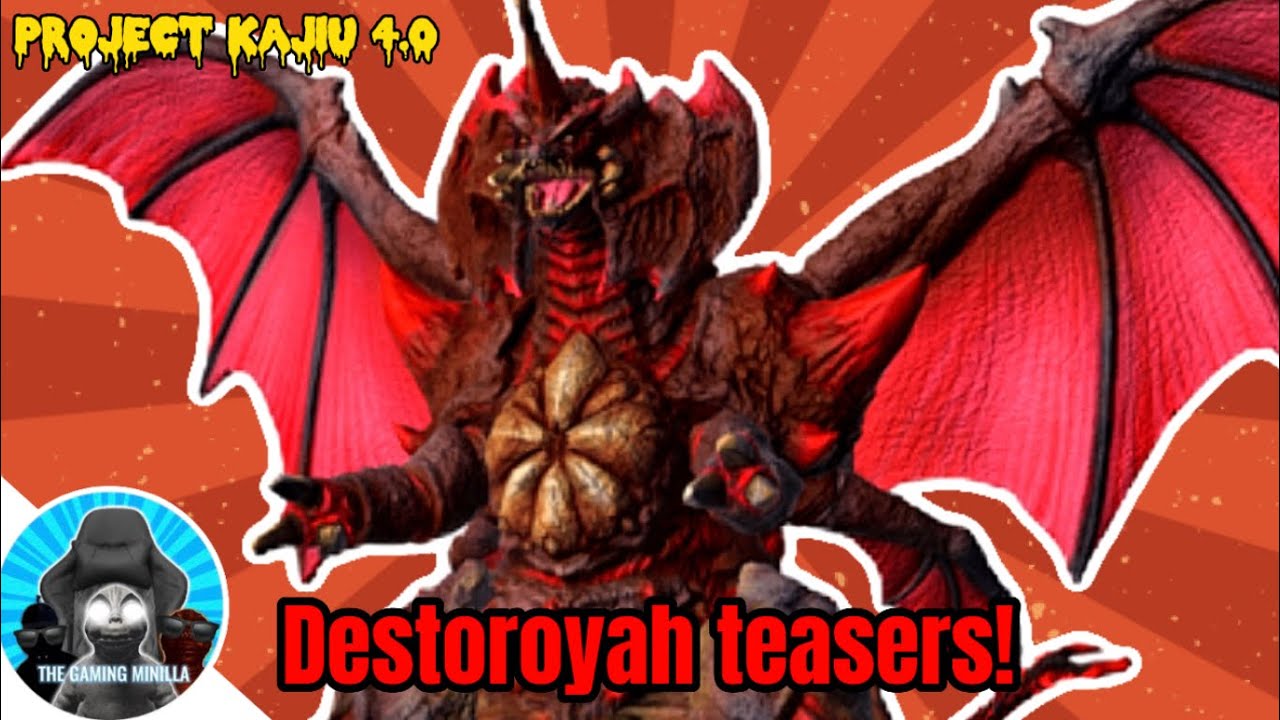 Destoroyah teasers! ( project kajiu 4.0 ) - YouTube