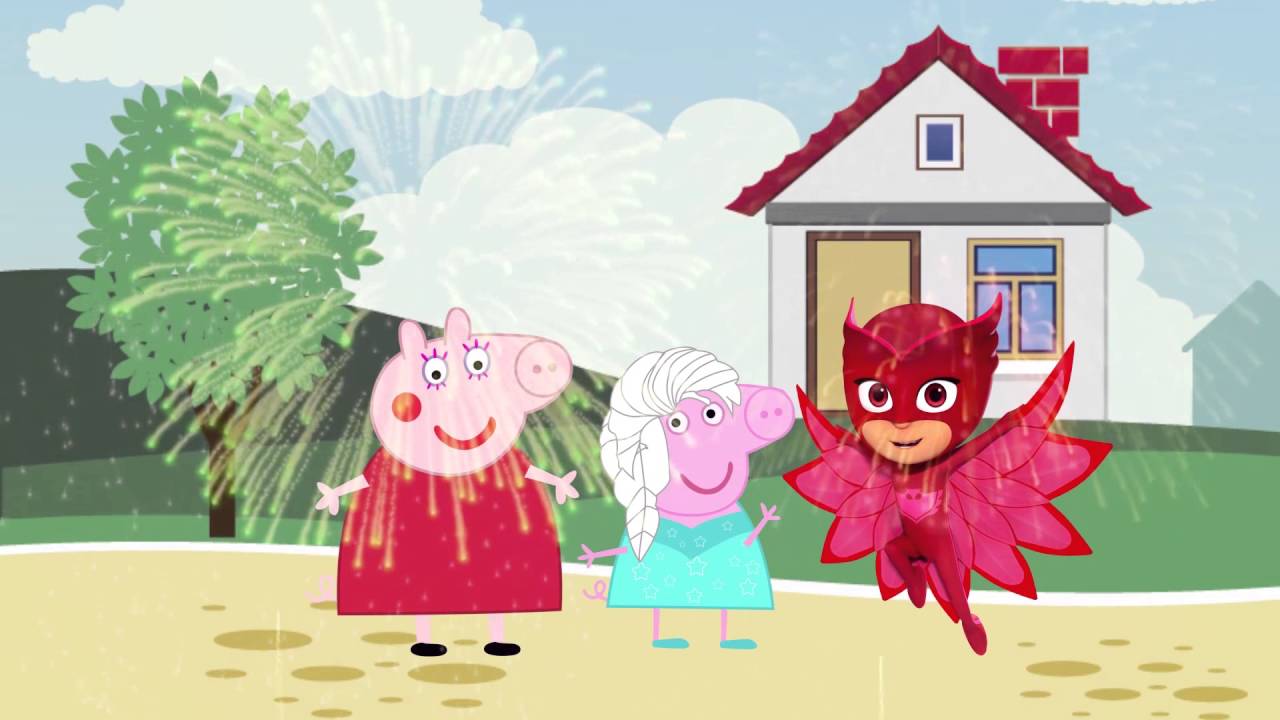 Peppa Pig Shopping - Peppa Pig Español Superhero and Maleficent - YouTube