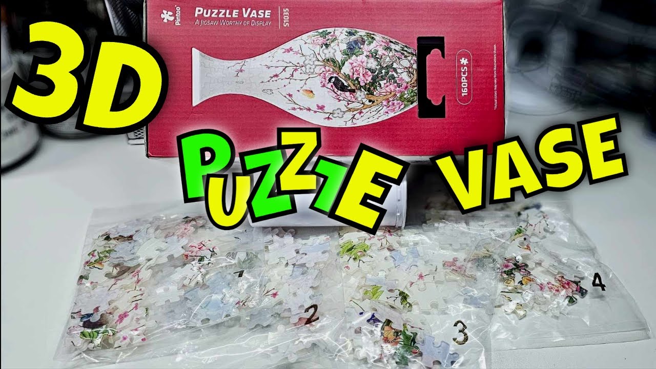 A3ZenZone - Putting together a 3D puzzle vase - 160pcs - YouTube