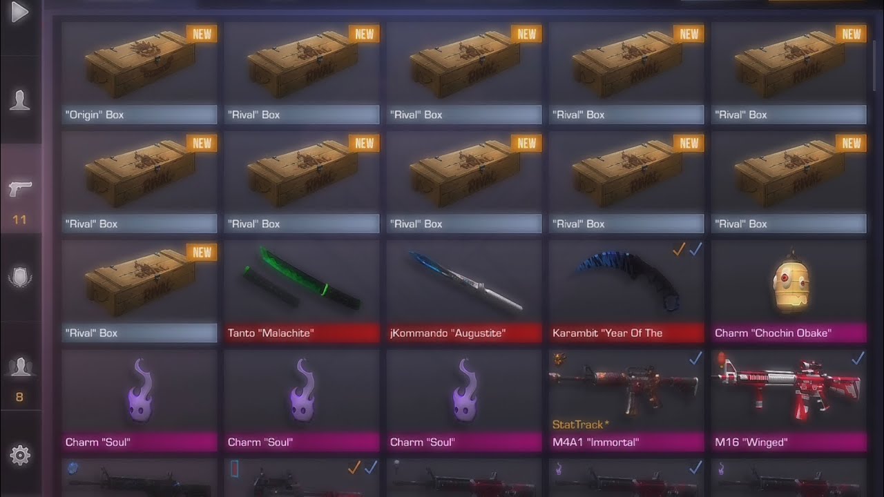 Standoff 2 | Unboxing 10 Rival Boxes + 1 Origin Box (Before 5 Years ...