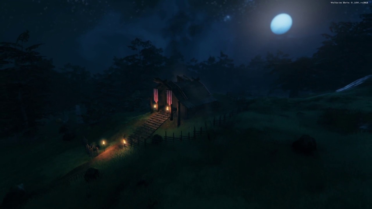 Building a Viking house in Valheim - YouTube