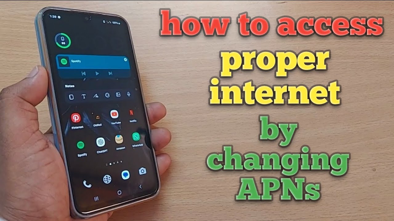 how to access proper internet on android | how to change APN on samsung ...