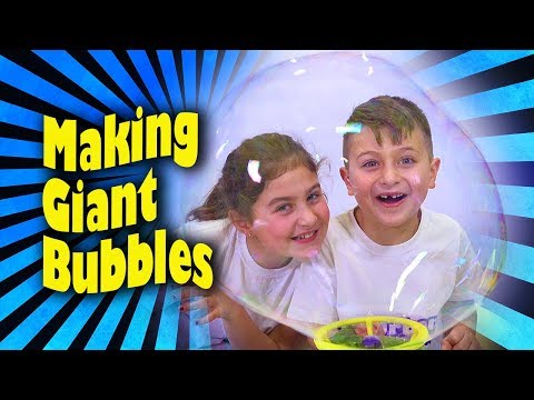 The Gazillion Bubble Machine | Making Giant Bubbles