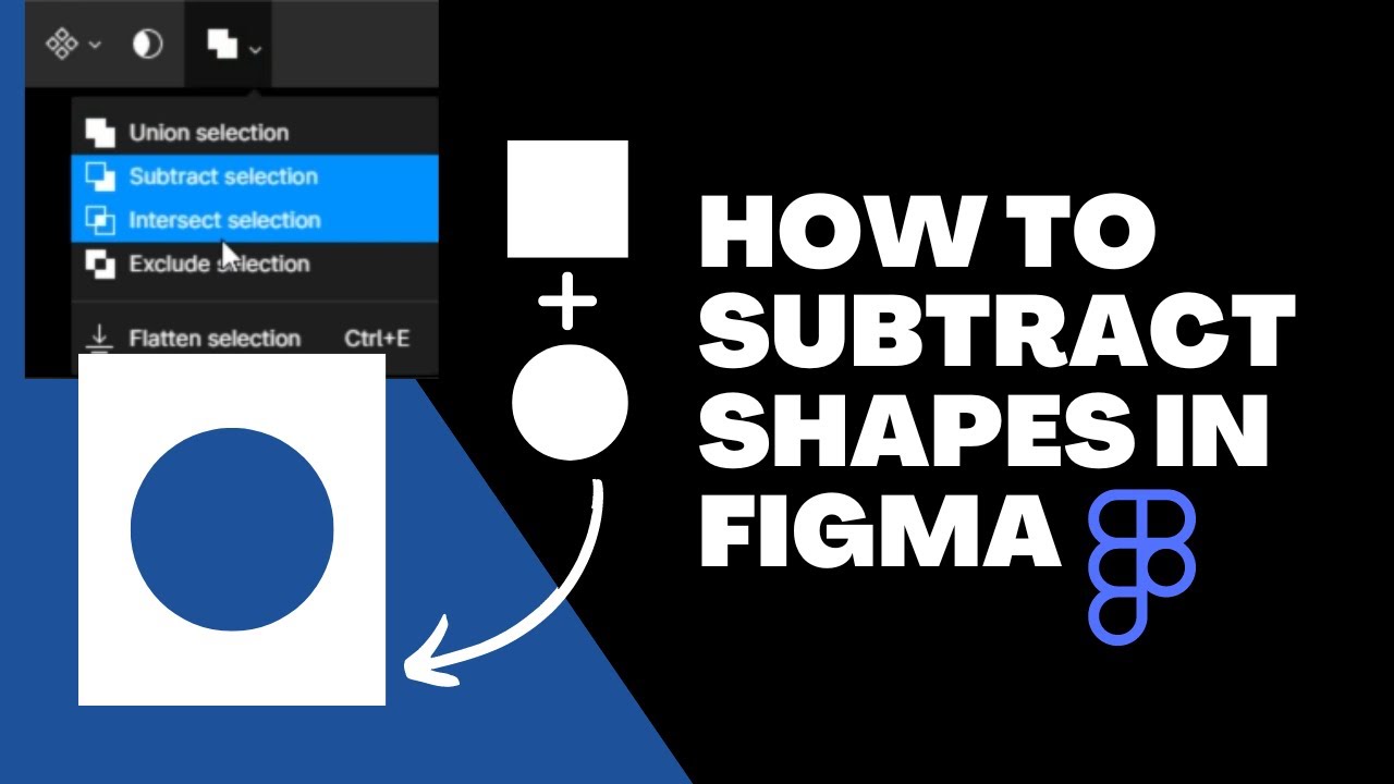 How To SUBTRACT SHAPES IN FIGMA Tutorial YouTube How To SUBTRACT SHAPES IN FIGMA Tutorial YouTube