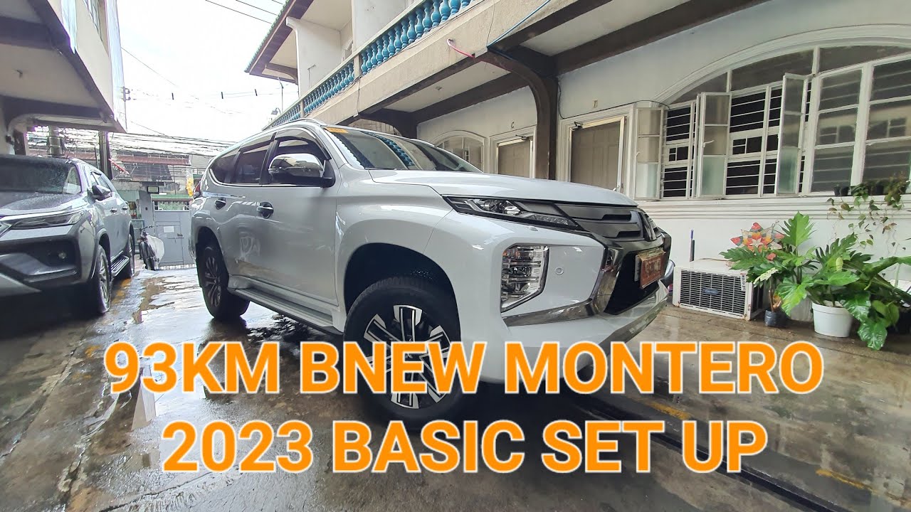 MONTERO 2023 BNEW 93KM BASIC UPGRADE INSTALLED - YouTube