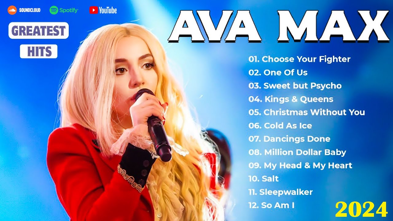 Ava Max Greatest Hits Full Album🌈🌈 Ava Max Best Songs Playlist 2024 ...