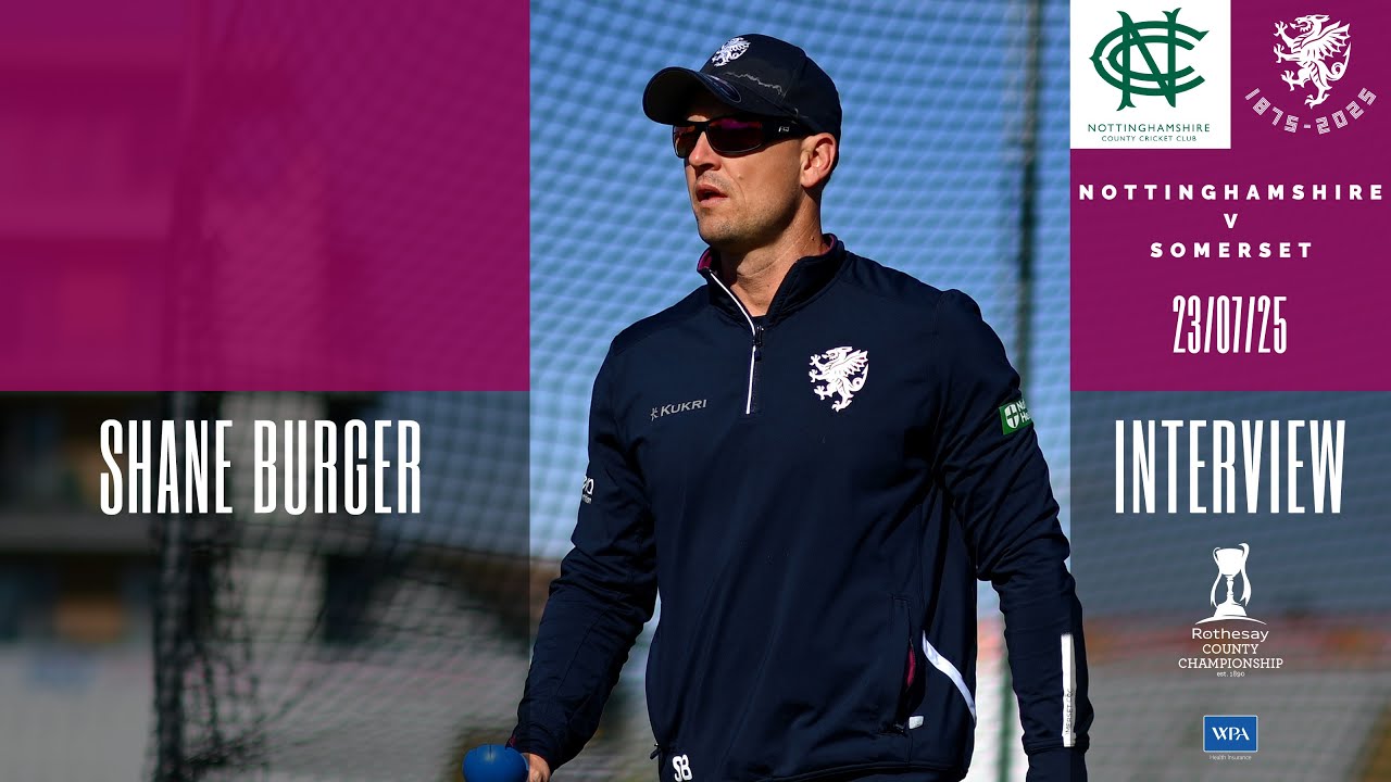 INTERVIEW: Shane Burger reacts to day two at Trent Bridge - YouTube
