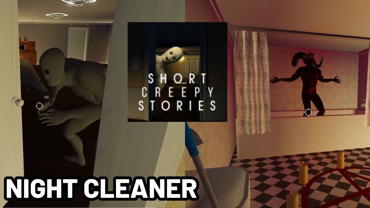 Roblox: Short Creepy Stories [NIGHT CLEANER] - พ่อบ้านขี้บ่น - YouTube