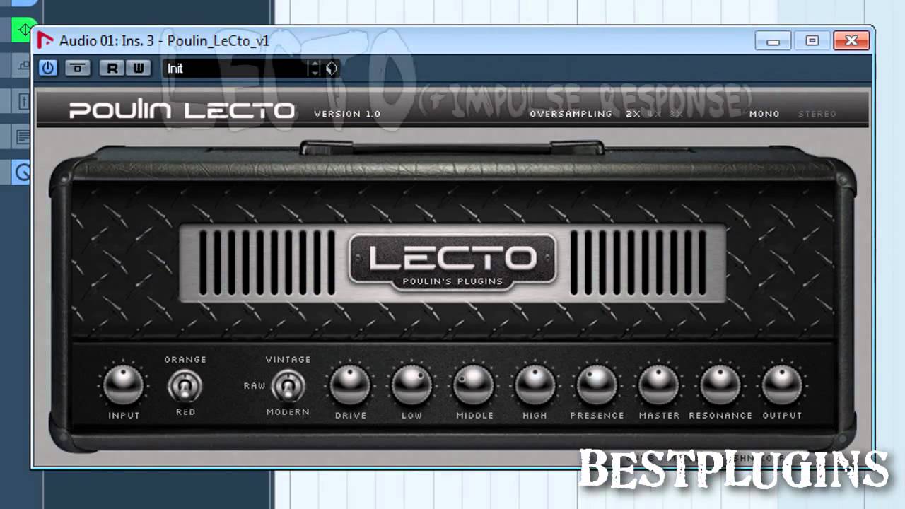 Poulin Amp Simulators test - solo c, legion, lecto, lextac - YouTube