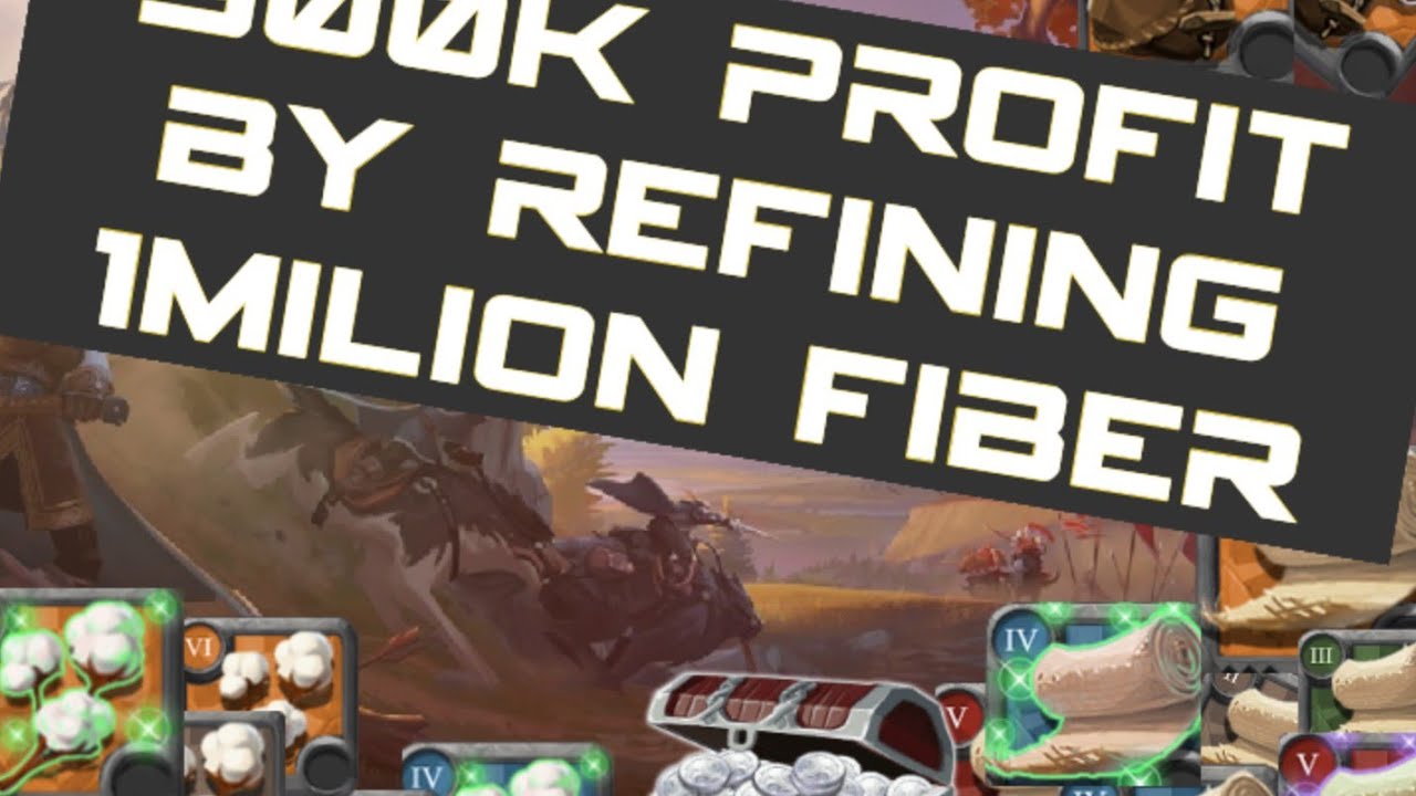 How I Make Milions of silver by Refining Fiber |Albion online|Best i ...