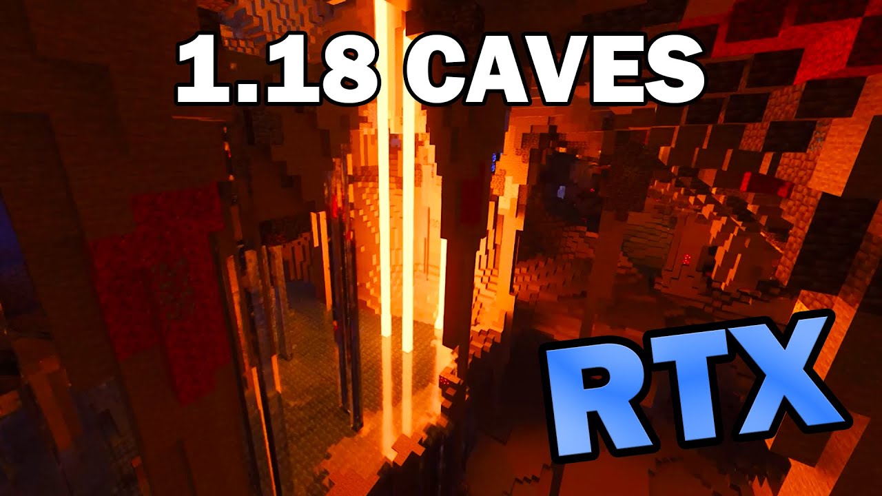 Minecraft 1.18 Caves in RTX - YouTube