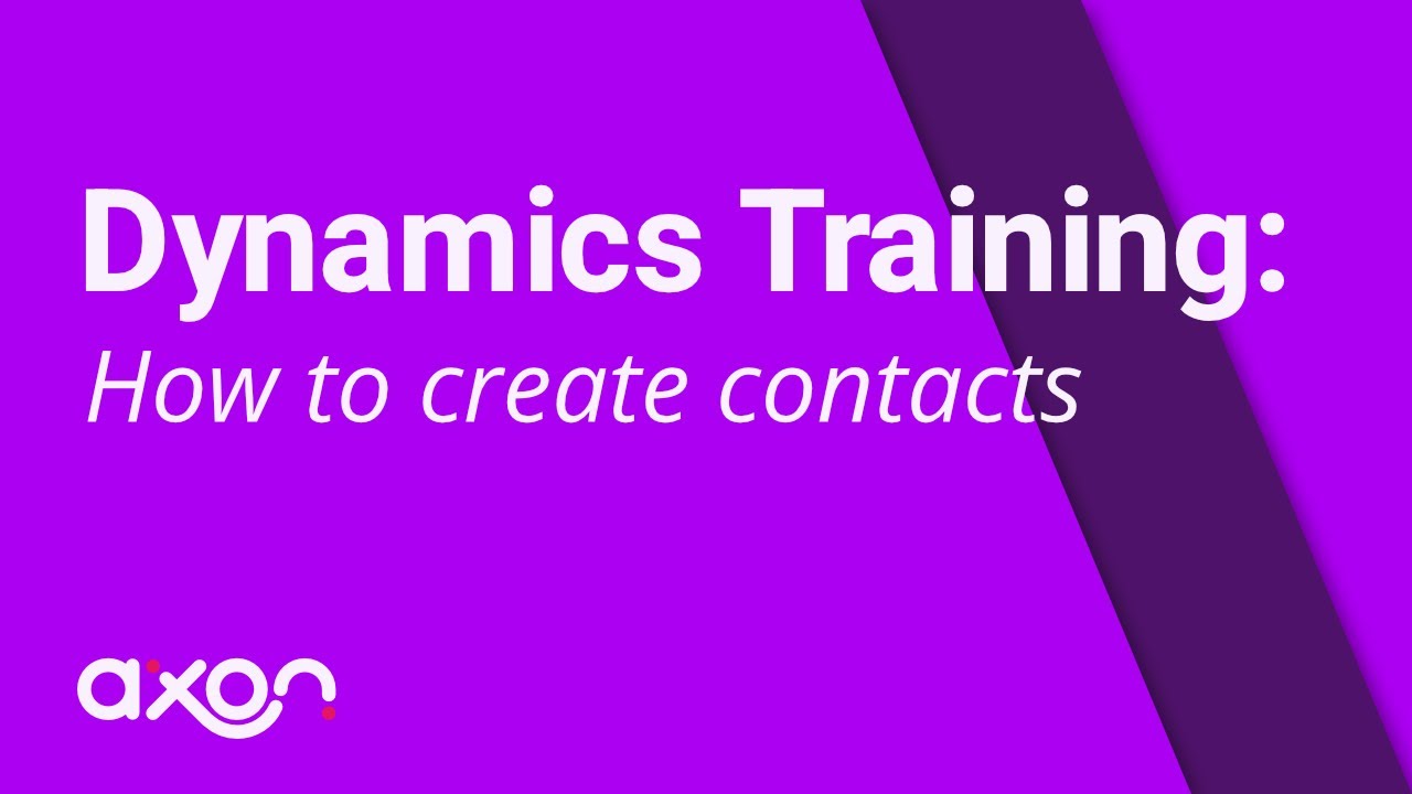 How to create contacts - YouTube